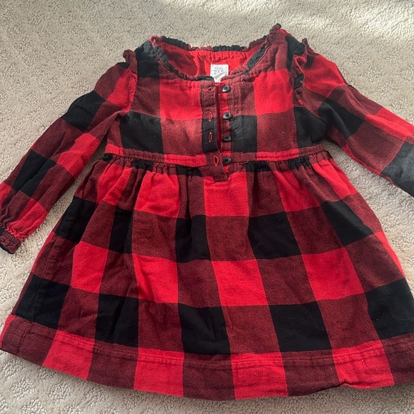GAP | Dresses | Red And Black Checkerboard Dress Gap | Poshmark
